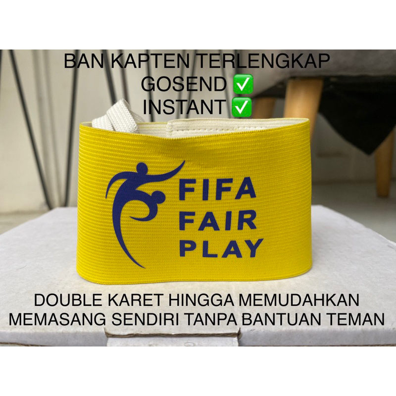 Jual BAN KAPTEN FIFA / ARM BAND / BAN CAPTAIN / FAIR PLAY / UNITY / MY GAME IS FAIRPLAY / NO TO ...