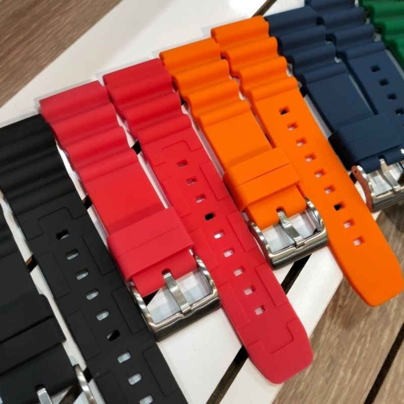 Jual Rubber Strap 20mm 22mm Seiko Diver Strap Nautica AC Strap | Shopee ...
