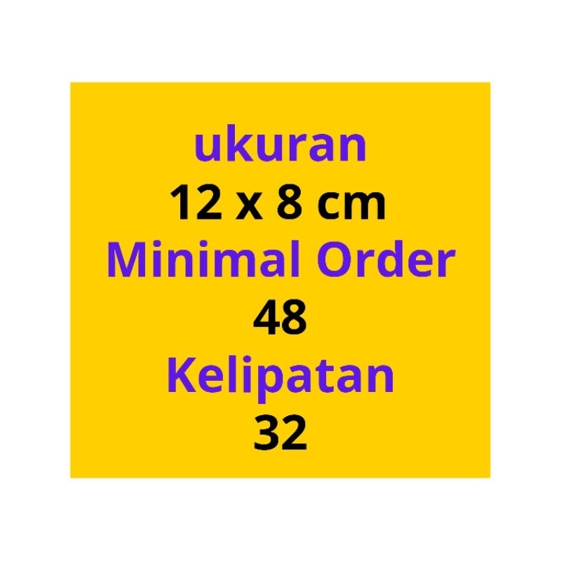 Jual Cetak Stiker Label Petak Kemasan Produk Custom | Shopee Indonesia