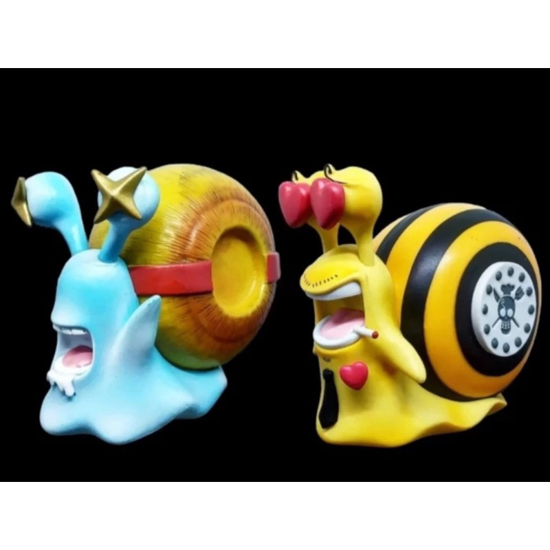 Jual Den Den Mushi Monkey D Luffy & Portgas D Ace Set One Piece Figure ...