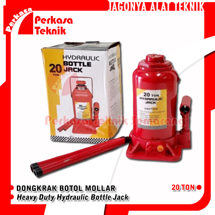 Jual MOLLAR Dongkrak Botol 20Ton Heavy Duty Hydraulic Bottle Jack 20 ...