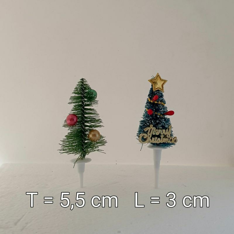 Jual Topper pohon natal cake cup cake chrismast tree | Shopee Indonesia