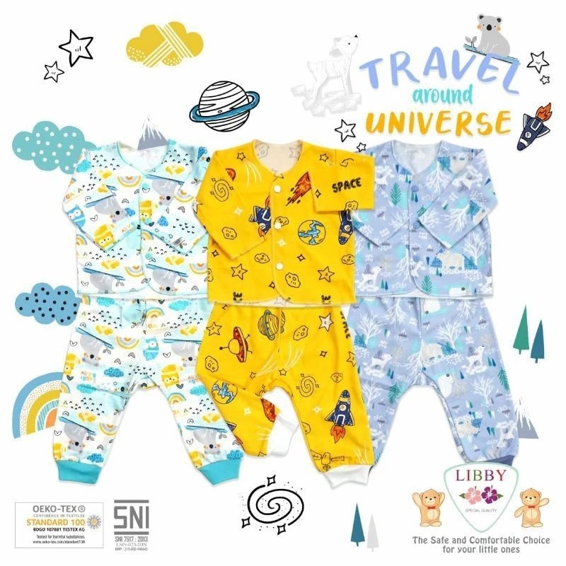 Jual Libby One Set Panjang Baby NB | Shopee Indonesia