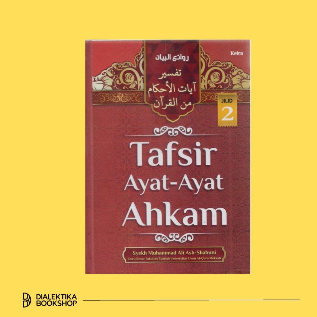 Jual tafsir ayat-ayat ahkam jilid 2 - syeikh muhammad ali ash-shabuni ...