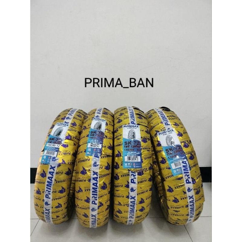 Jual Ban Scoopy New Murah 100/90-12, 110/90-12 Primaax SK 72 Tubless ...
