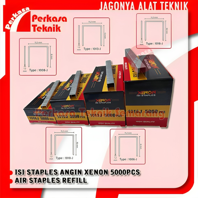 Jual Isi Staples Angin Air Stapler Refill 1006J/1008J/1010J/1013J/1016J ...