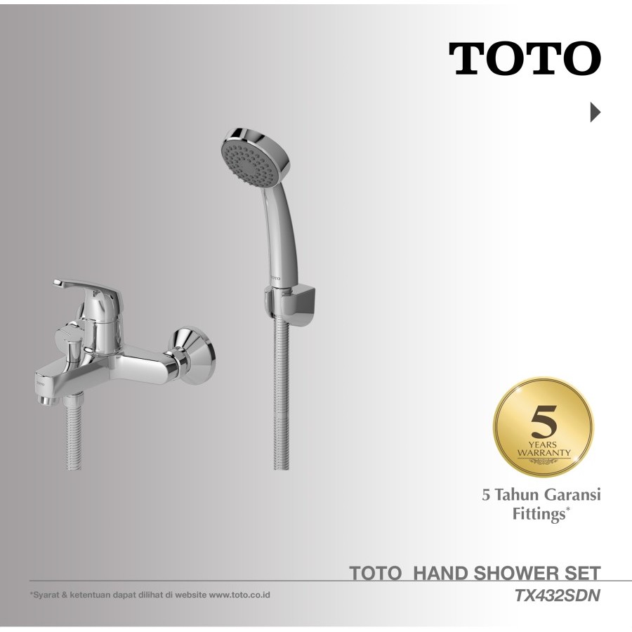 Jual TOTO Shower Mixer TX432SDN | Shower Mandi - Keran Shower - Hand ...