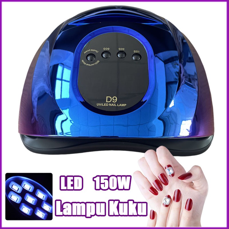 Jual [D9] 57 Leds Nail Lamp Sensor Otomatis 150W Ultraviolet UV Mesin Fototerapi Kuku Gel ...
