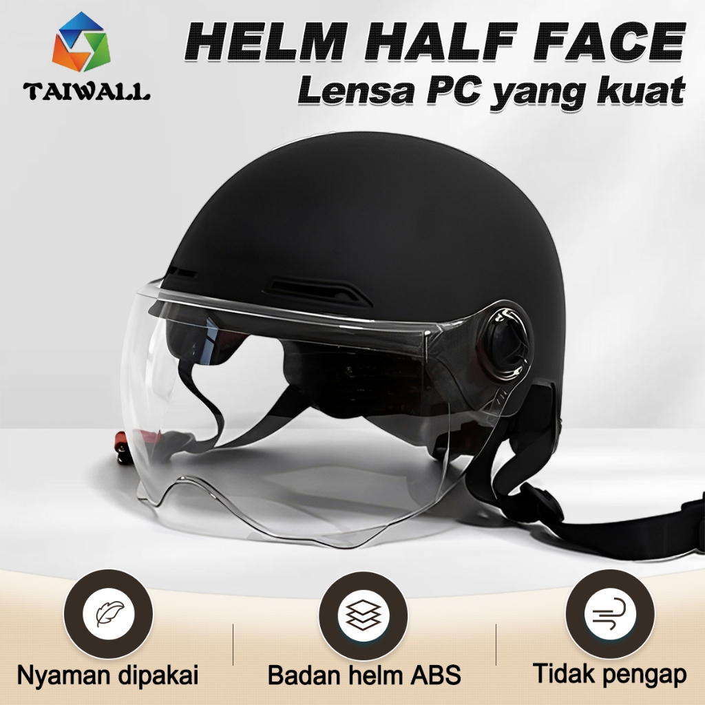 Jual HELM Sepeda listrik /Helm Half Face / Helm Half Face ABS / Helm ...
