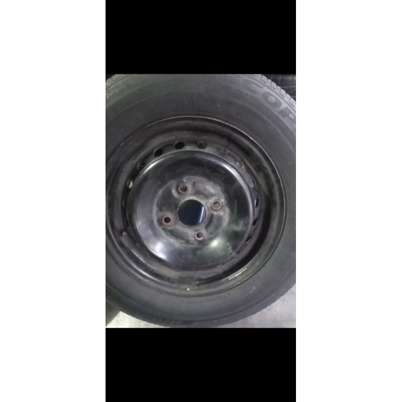 Jual velg serep kaleng avanza pcd 4x114 R14 plus ban termurah | Shopee ...