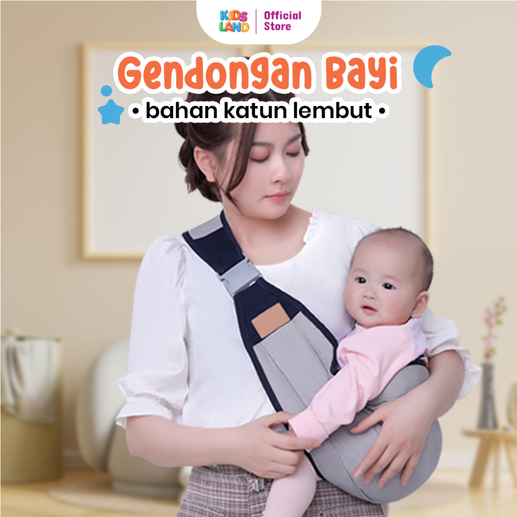 Jual KIDS LAND Gendongan Bayi Premium Gendongan Kain Gendongan Samping ...