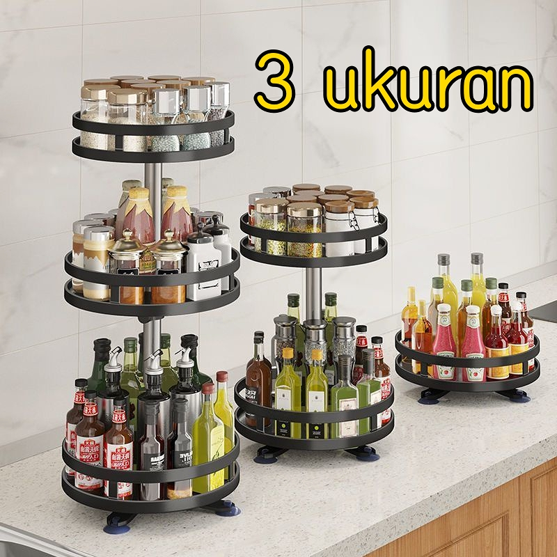 Jual Rak Bumbu Dapur Serbaguna Organizer Rack Rak Penyimpanan Dapur ...
