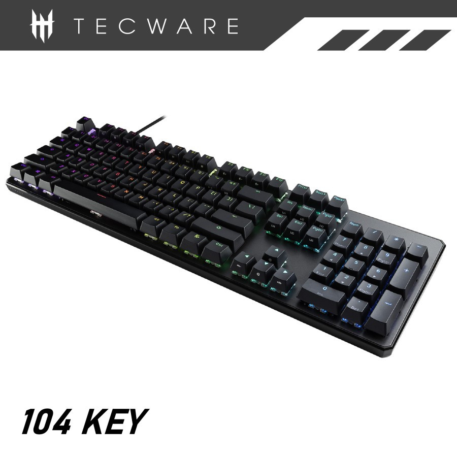 Jual TECWARE PHANTOM+ 104 RGB WRAITH BROWN SWITCH MECHANICAL GAMING KEYBOARD | Shopee Indonesia