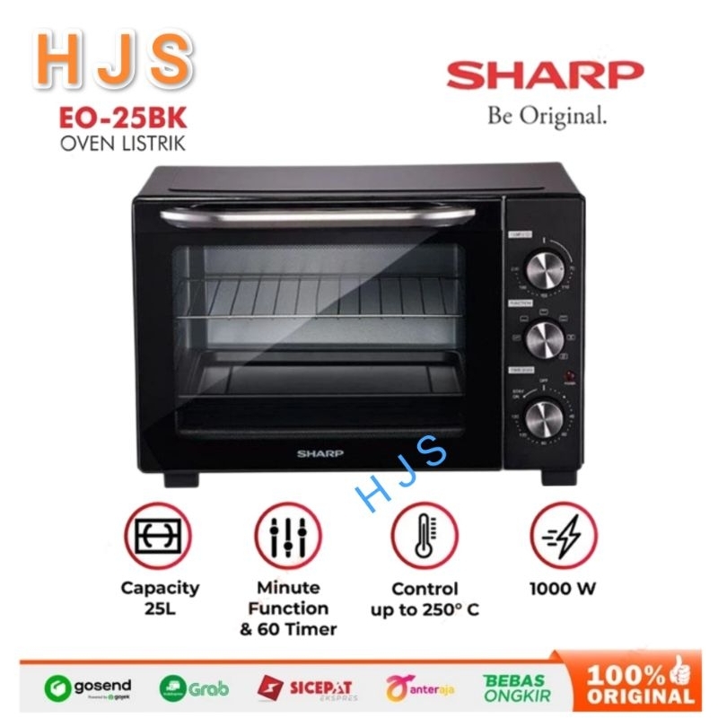 Jual OVEN LISTRIK SHARP EO-25 / E025BK- 25 Liter | Shopee Indonesia