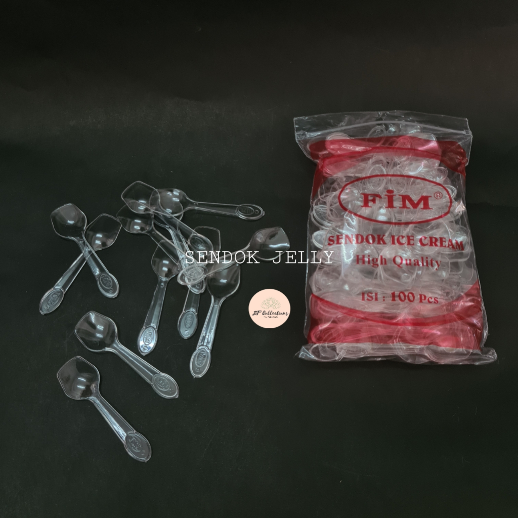 Jual 1 DUS 10000 pcs SENDOK ICE CREAM JELLY SENDOK SCOOP SPOON CANDI ...
