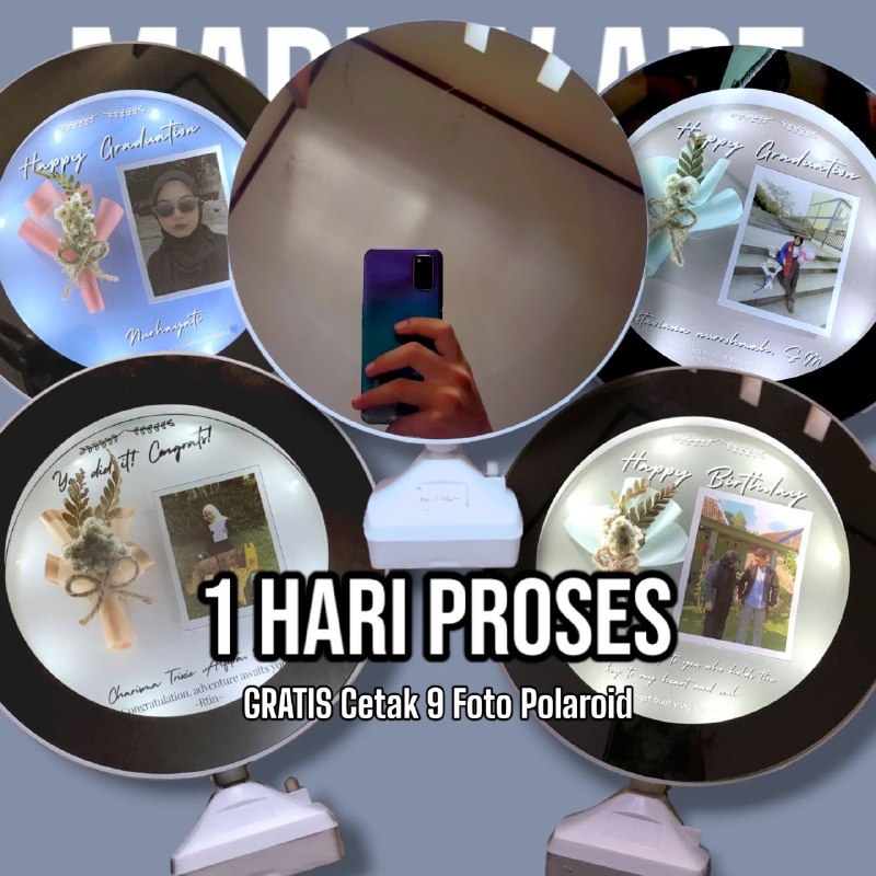 Jual [1 HARI JADI] Kado Cermin Foto Custom/ Lucu/ Unik/ Souvenir ...