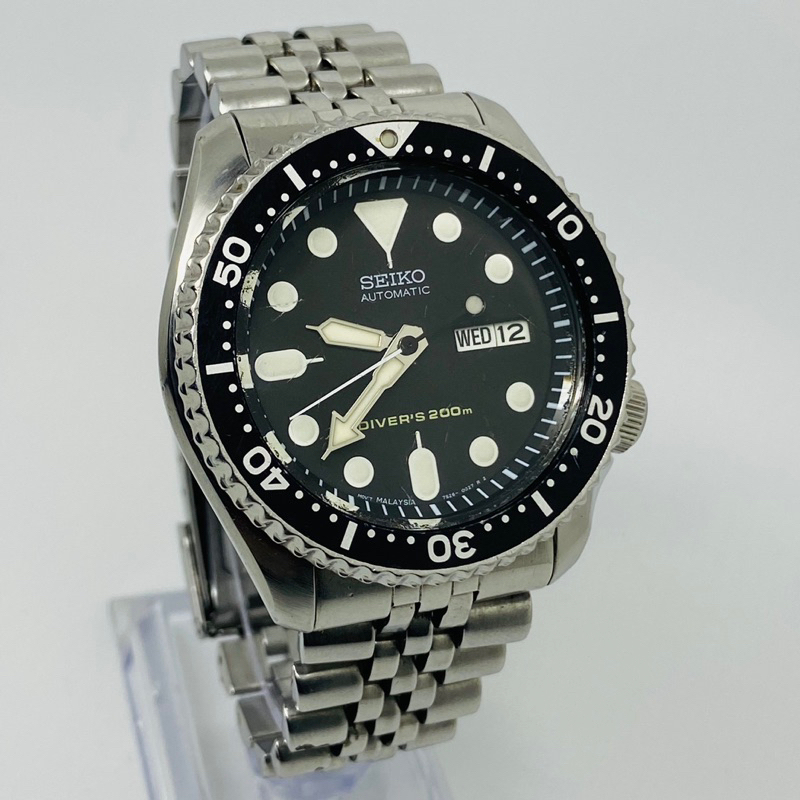Jual Seiko Diver 7S26-0020 Black Dial Bezel rotate & crown drat system ...
