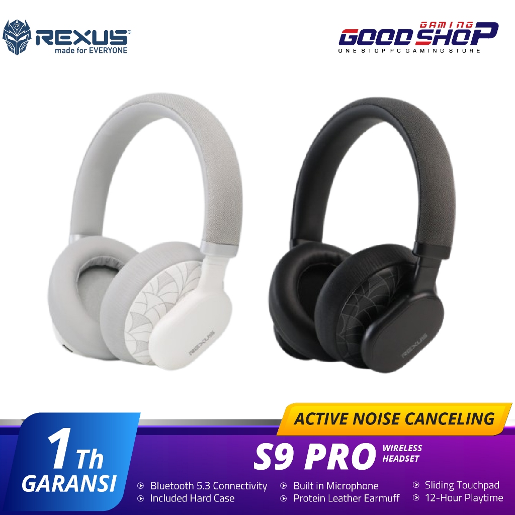 Jual Rexus Headset Wireless S9 Pro With ANC | Shopee Indonesia