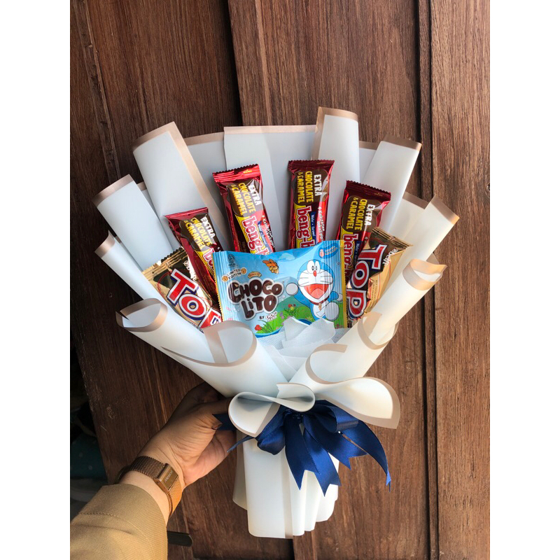 Jual Buket Snack Hadiah Wisuda || Hadiah Wisuda || Snack Bouquet ...