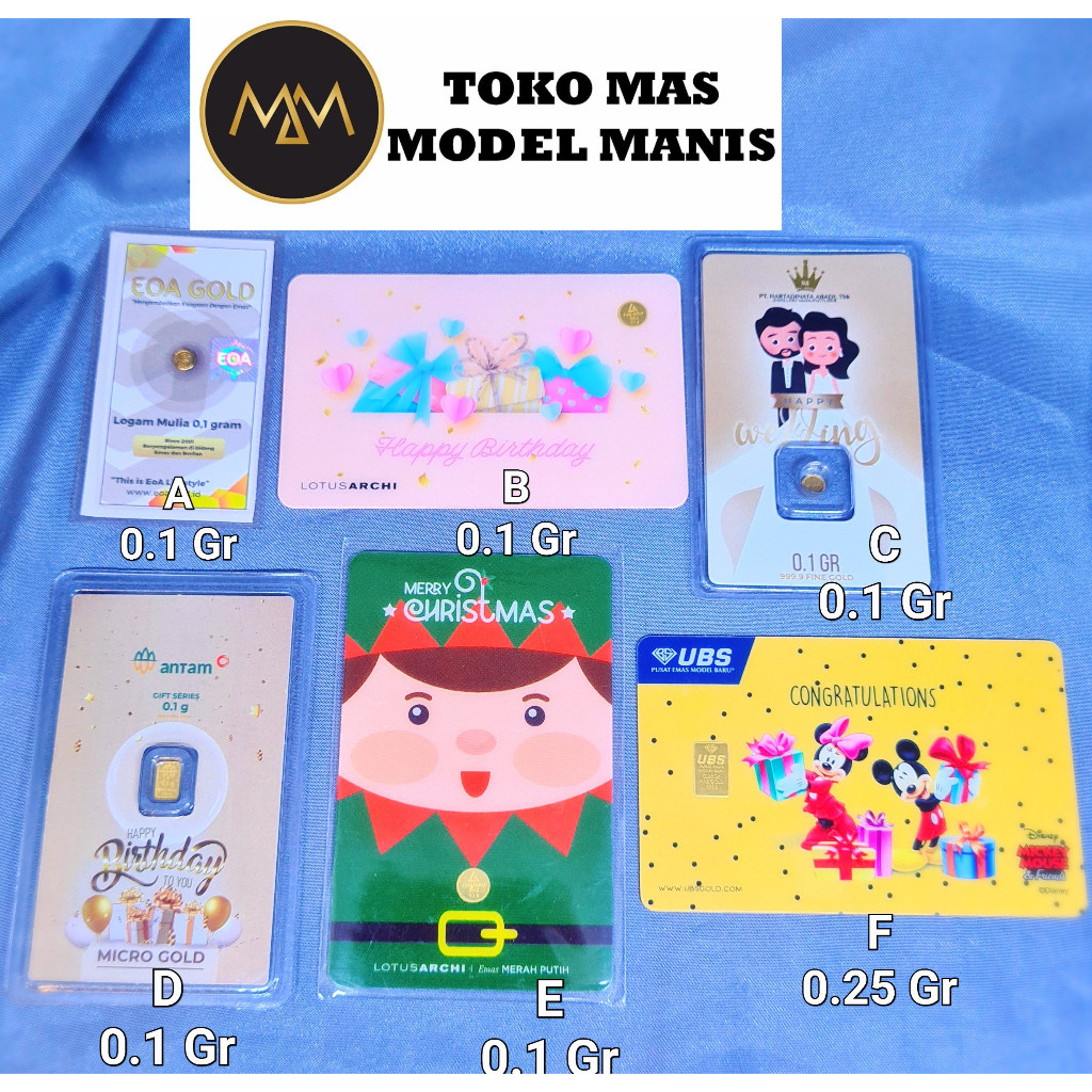 Jual Mini gold Logam Mulia gift series | Shopee Indonesia