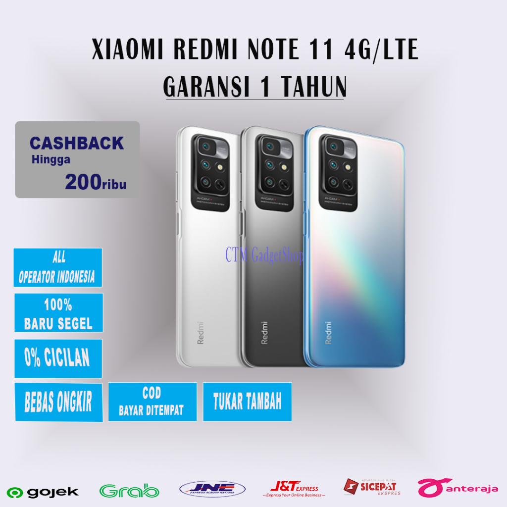 Jual Handphone Note 11 4G/LTE - 6GB/128GB - Garansi 1 Tahun | Shopee ...