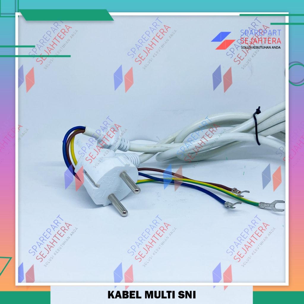 Jual KABEL SNI 10A 16A 250V SERABUT TEMBAGA BUNTUNG COLOKAN MULTI ...