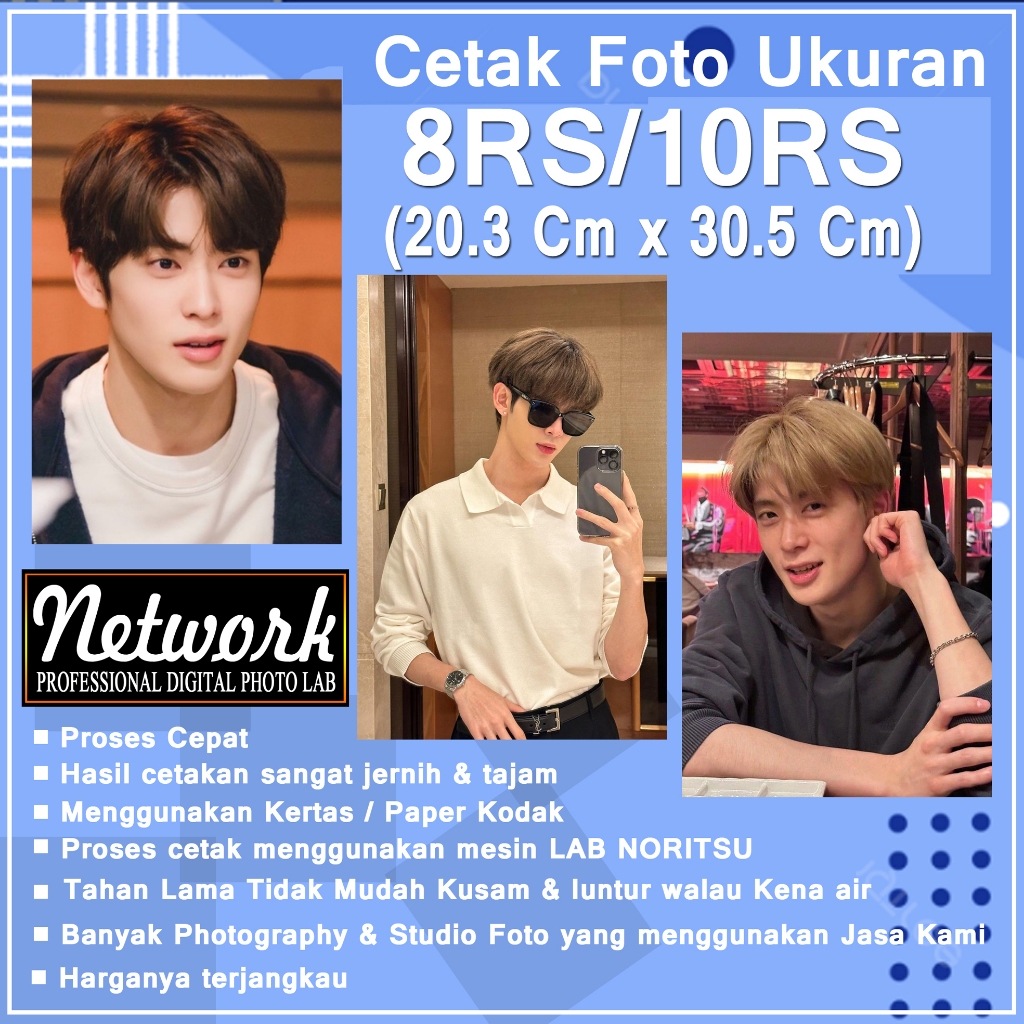Jual CETAK FOTO 8RS/10RS (20cm x 30cm) | Shopee Indonesia