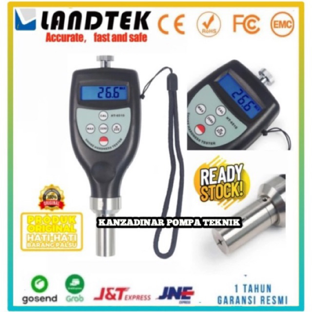 Jual Hardness Tester Landtek HT-6510D Durometer Shore D HT6510D Digital ...