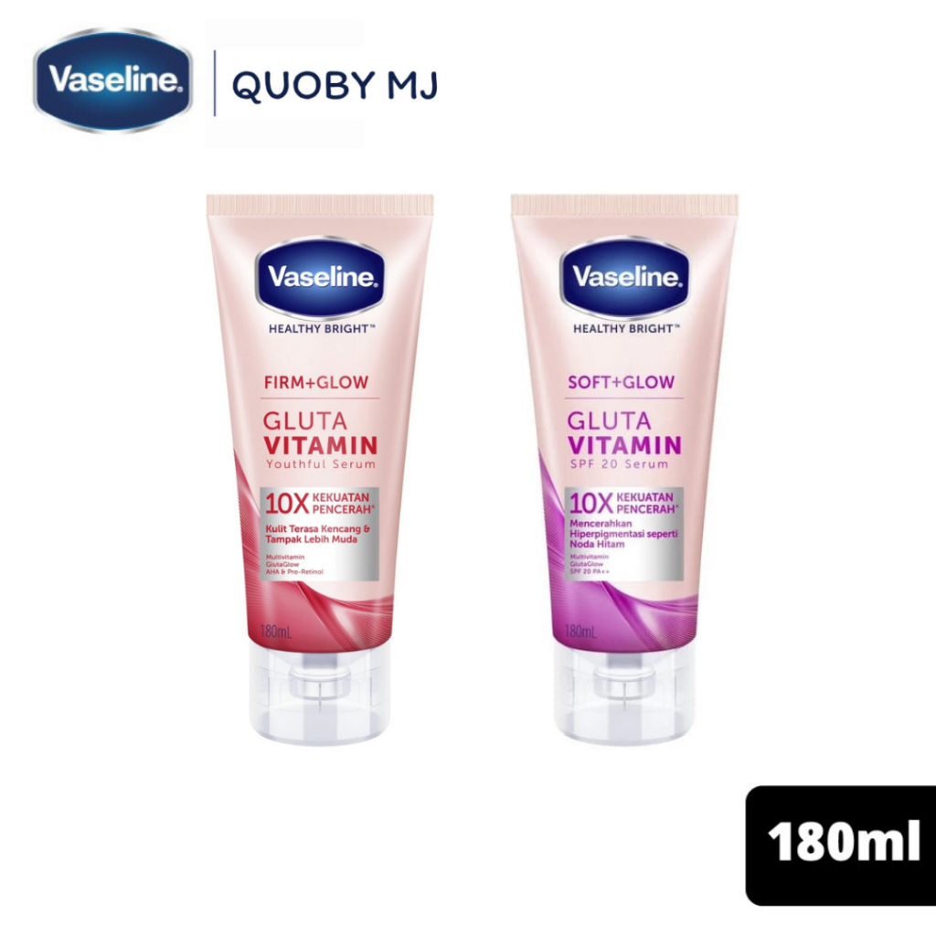 Jual VASELINE Gluta Vitamin Body Serum Lotion Firm Glow Soft Glow 180ml ...