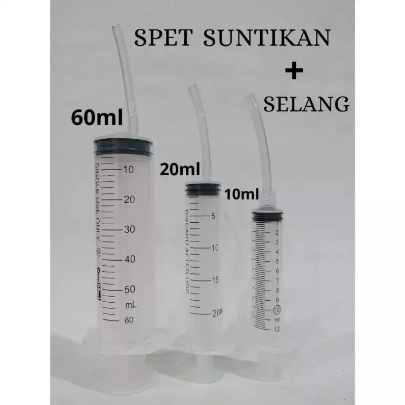 Jual SUNTIKAN DAN SELANG PARFUM UKURAN 6 ML, 12 ML, 20 ML, 60 ML ...