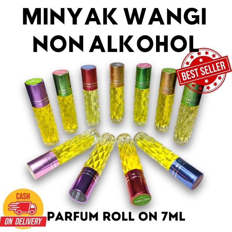Jual (7 ML) PARFUM ROLL ON BIBIT NON ALKOHOL 7 ML TERMURAH. KUALITAS ...