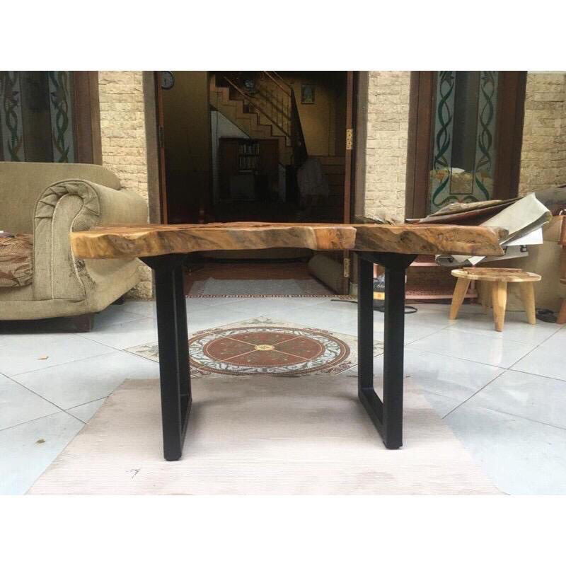 Jual Meja Akar Jati Minimalis Meja Ruang Tamu Meja Sudut | Shopee Indonesia