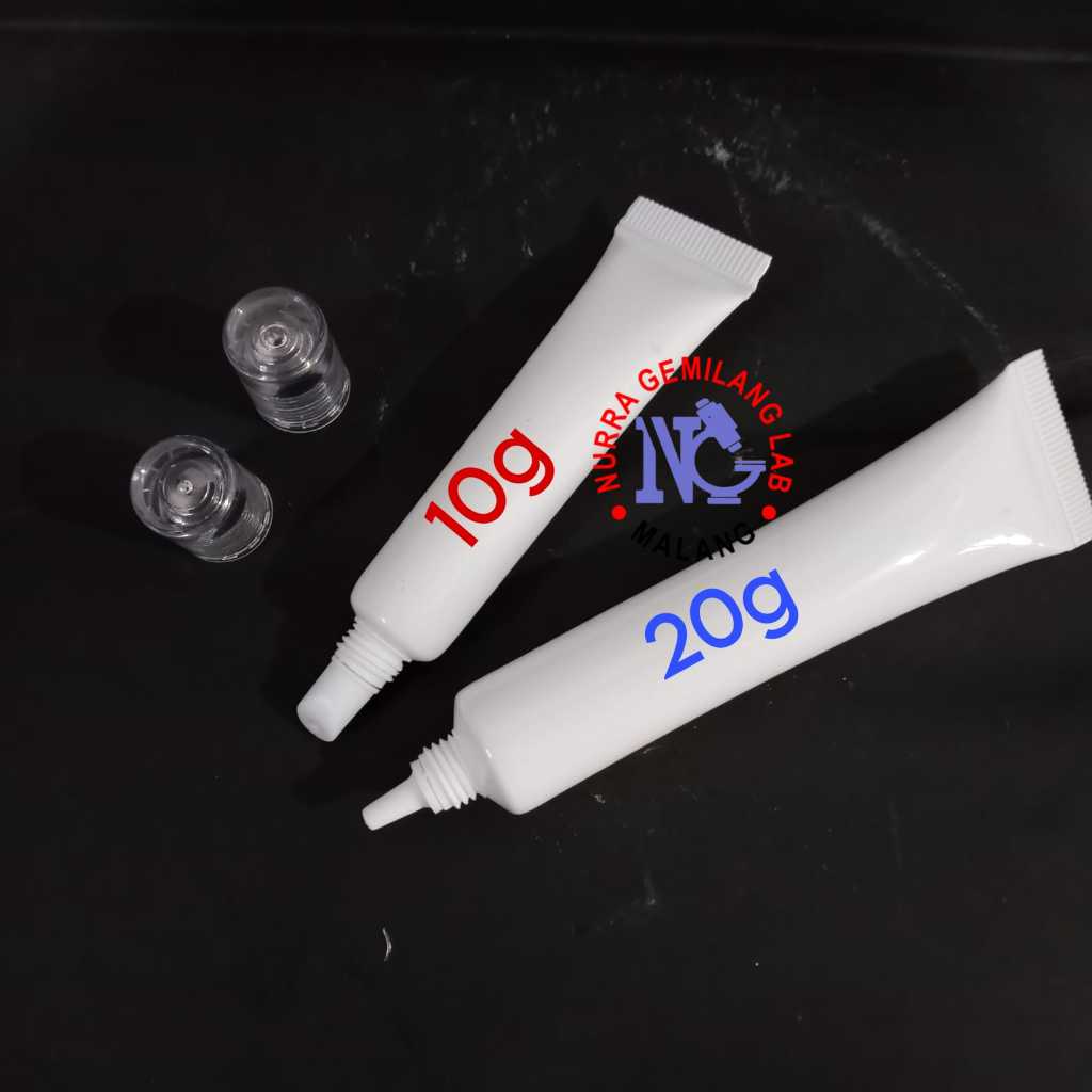 Jual Tube Salep / Tube Pasta Kosong bahan Plastik 10ml dan 20ml ...