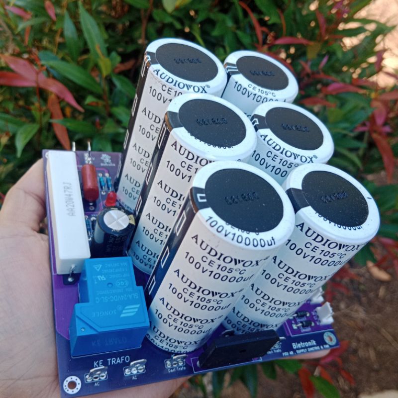 Jual KIT PSU ISI 6 ELKO 100V 10000UF LENGKAP SOFTSTART/TEGANGAN ...