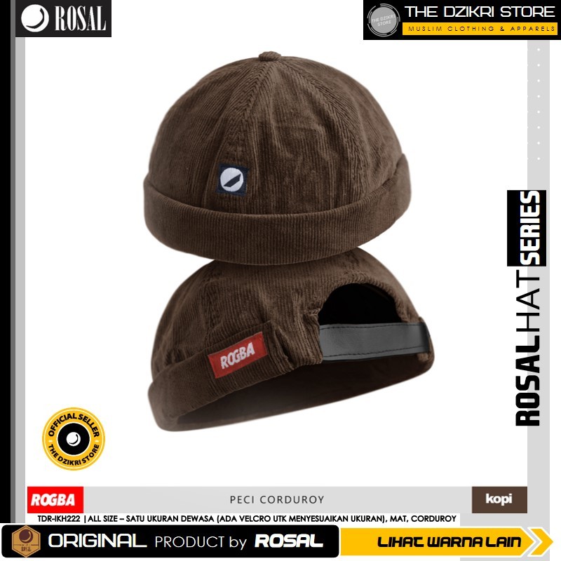 Jual Peci Cap Corduroy Rogba Original by Rosal Miki Hat | Shopee Indonesia
