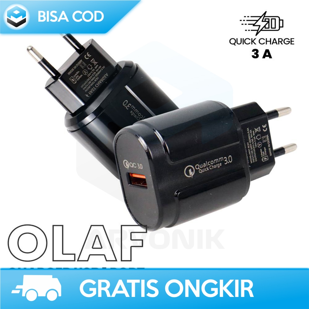 Jual KEPALA CHARGER USB FAST CHARGING 18 WATT ORIGINAL 100% BERGARANSI ...