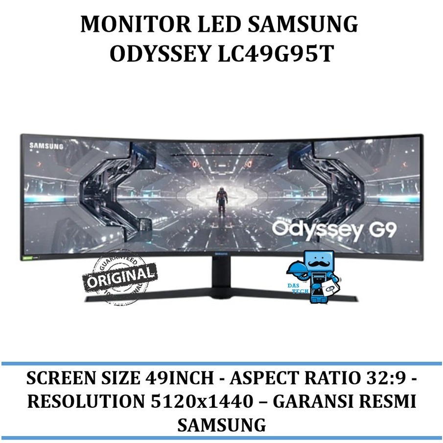 Jual MONITOR LED SAMSUNG ODYSSEY LC49G95T - ORIGINAL SAMSUNG | Shopee ...