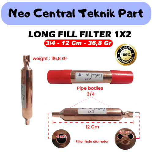Jual FILTER ISI KULKAS 1 X 2 BODY 3/4 PANJANG 12 CM | Shopee Indonesia