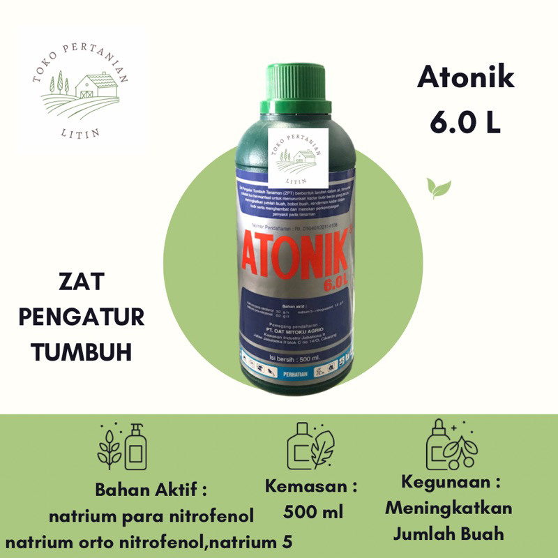 Jual Atonik 6.0 L - 500 ml ( ZPT ) Zat Pengatur Tumbuh Tanaman ...