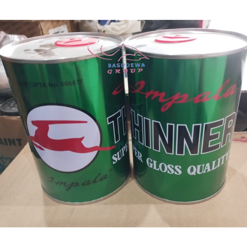 Jual THINNER IMPALA HIJAU 0.8 LITER / THINNER PENGENCER CAT 1L IMPALA | Shopee Indonesia