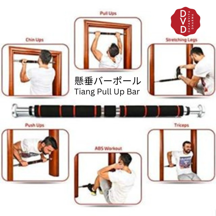 Jual Tiang Pull Up Bar Alat Gym Fitness - Alat Latihan Door Way Pull Up ...