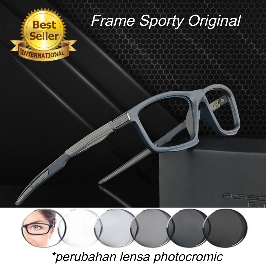 Jual KACAMATA PRIA SPORT FRAME AKSESORIS MINUS PHOTOCROMIC POLARIZED ANTI SILAU ANTI RADIASI ...