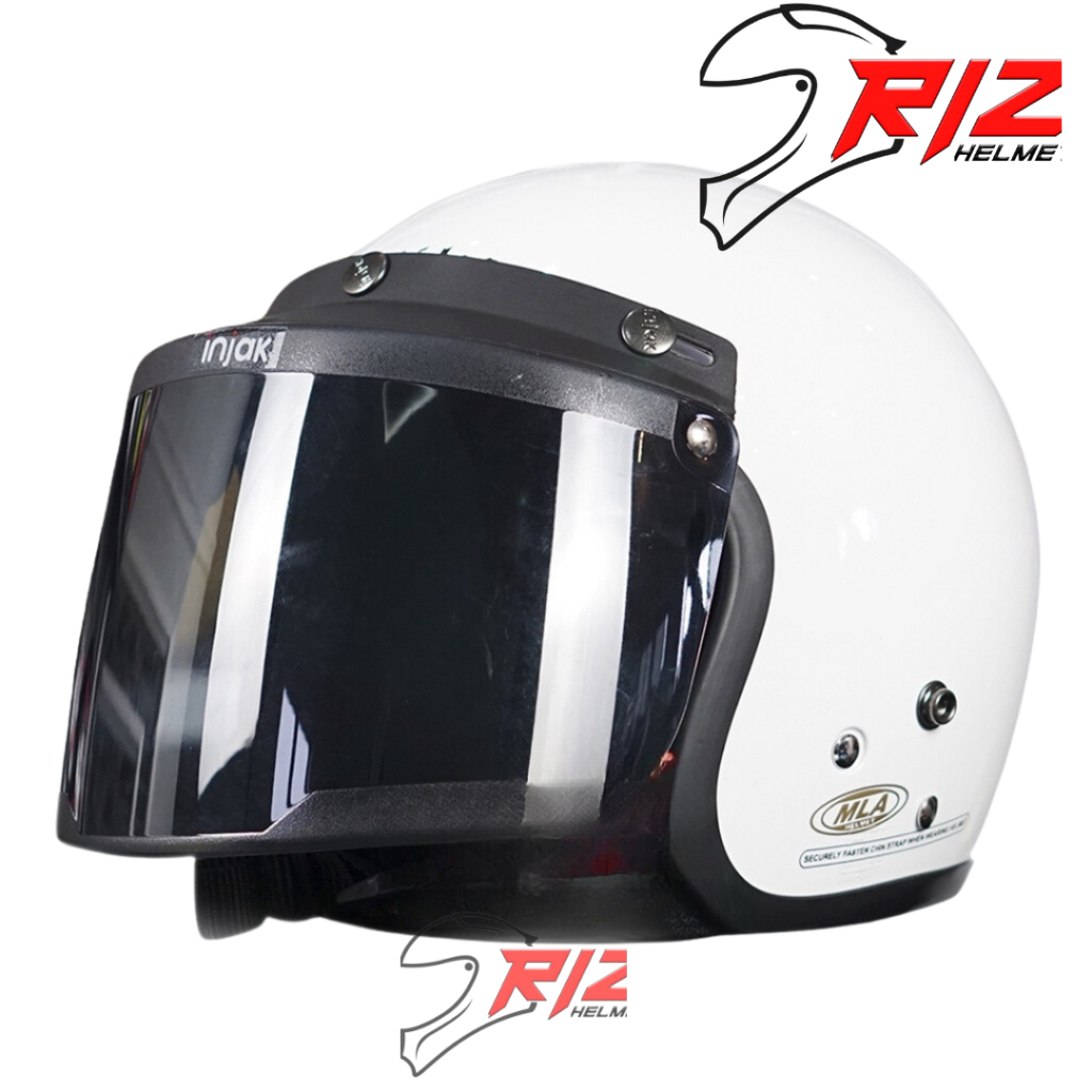 Jual HELM ANAK RETRO KIDS USIA 5-12 TAHUN MODEL BOGO FULL LEHER SOLID ...