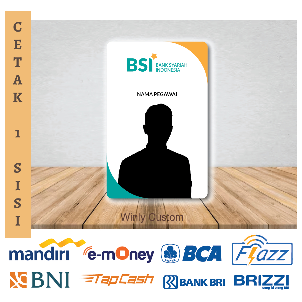 Jual KARTU E MONEY ID CARD BANK SYARIAH INDONESIA BSI EMONEY NEW E TOLL ...