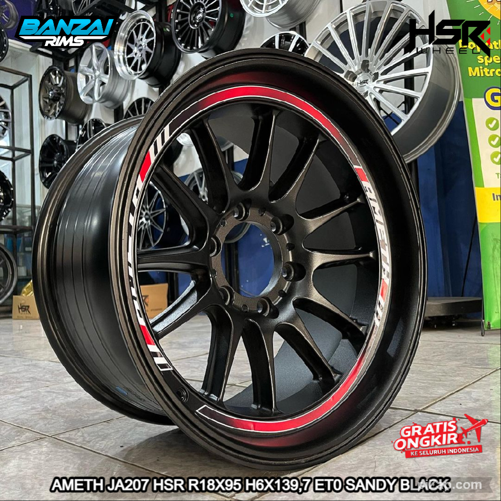 Jual Velg Mobil Model Terbaru HSR AMETH Ring 18 Pelek Mobil Fortuner ...