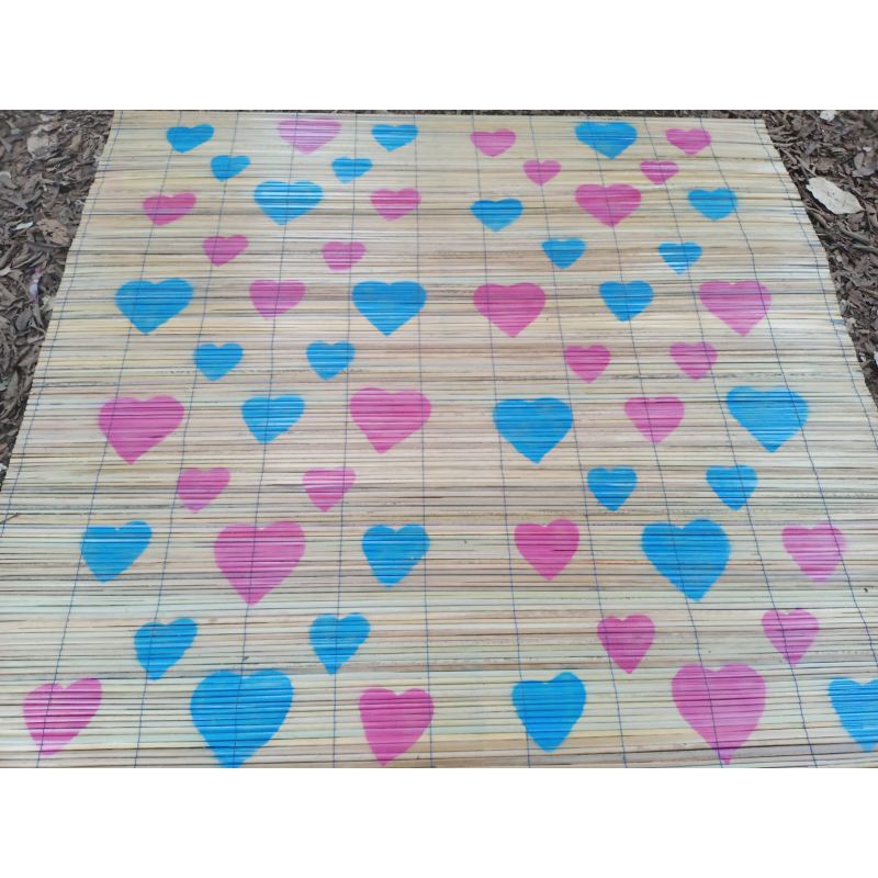 Jual TIRAI Bambu Motif NATURAL UKURAN 2X2 METER PERSEGI + TALI ...