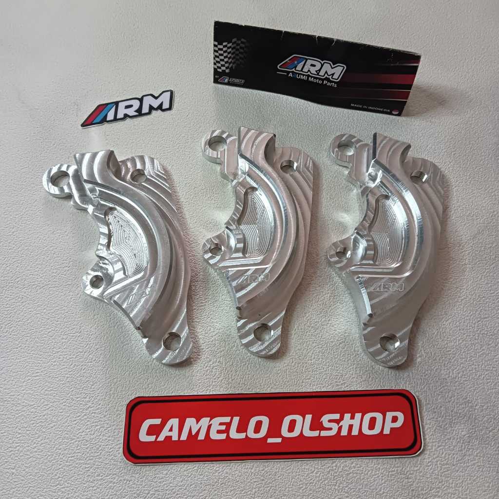 Jual BRAKET / BREKET KALIPER MIO DISC 260 ( KALIPER 2P RCB ) ORIGINAL ARM ARMUI | Shopee Indonesia