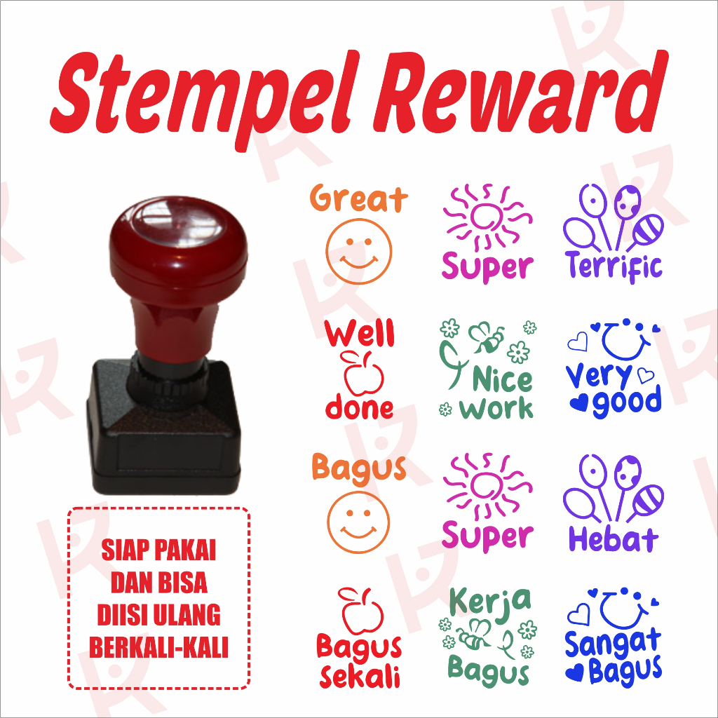 Jual STEMPEL REWARD PENILAIAN GURU TK / PAUD / RA / SD / MI | Shopee ...