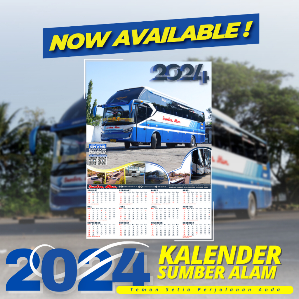 Jual Kalender Dinding 2024 Bus Sumber Alam Terbaru | Kalding 2024 ...