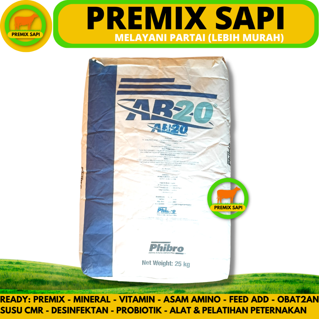 Jual TOXIN BINDER AB20 PHIBRO 25 KG (1Sak) - Mencegah dan menghilangkan ...